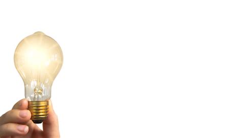 빛나는 전구를 들고 혁신적인 솔루션과 창조적 인 아이디어를 찾고 독특하고 흰색 배경에 고립 된 다른 개념을 생각 공간을 복사 개념에 대한 스톡 사진 및 기타 이미지 Istock