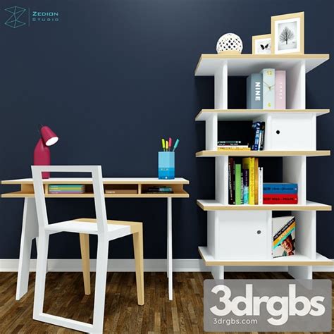 Download Office Set Model 3drgbs