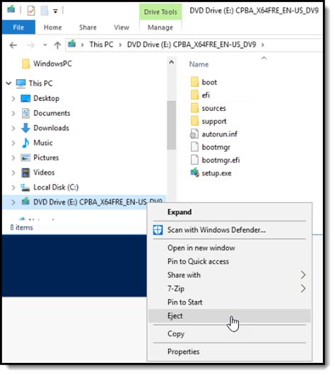How To Upgrade Windows 10 From Iso Using A Windows Exe Distribution Package