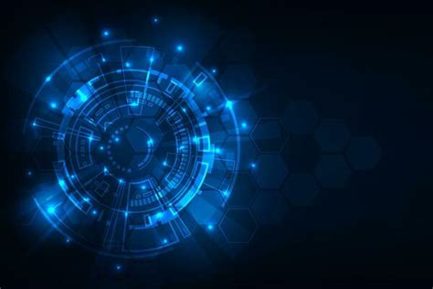 Abstract Blue Technology Background Vector Art Icons And Graphics For Free Download