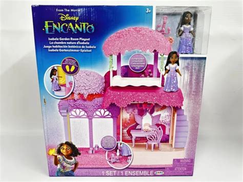 Disney Encanto Isabela Garden Playset Room Includes Doll Figure Flower