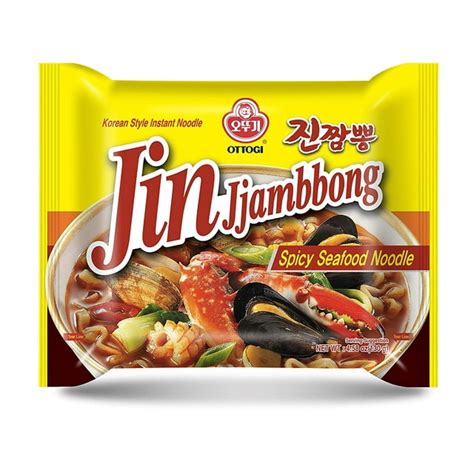 Ottogi Jin Jjamppong Korean Style Spicy Seafood Ramen Instant Noodle