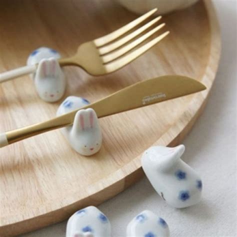 토끼 Nc1848b36b0 수저받침대 5p 젓가락 거치대 포크 숟가락받침 홈플러스 택배배송