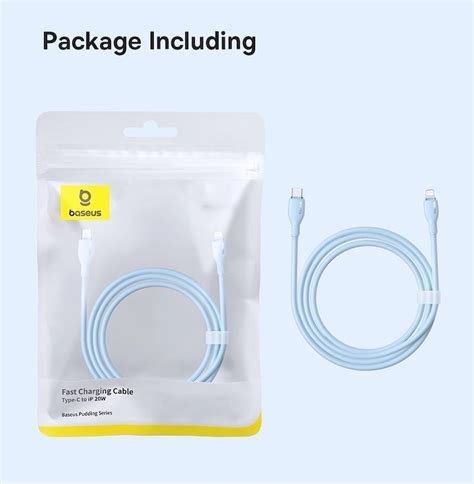 Baseus Pudding Series Fast Charging Cable Type C To Ip W