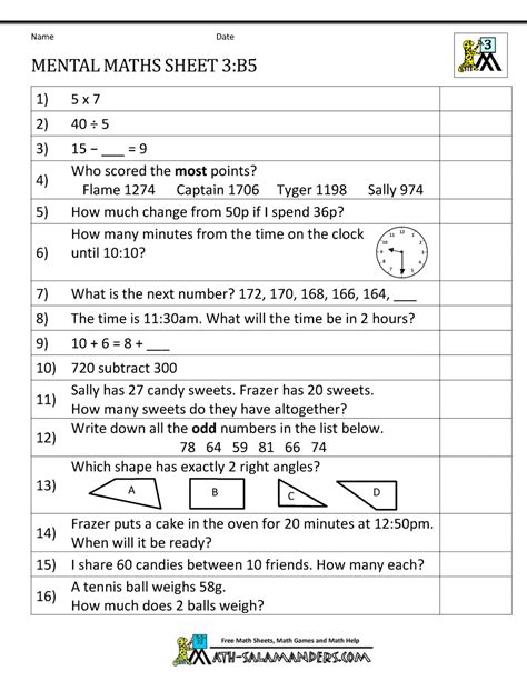 Year Maths Problem Solving Number Counting Includes Think Of A 36704