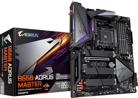 Amazon.com: GIGABYTE B550 AORUS Master (AM4 AMD/B550/ATX/Triple M.2 ...