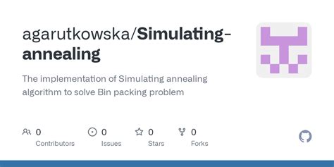 github agarutkowska simulating annealing the implementation of