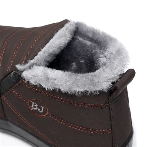 Купити Чоловічі черевики Водонепроникні зимові черевики Легкі зимові черевики Тепле хутро