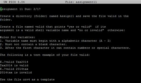 Solved Assignment Due Create A Directory Folder Chegg