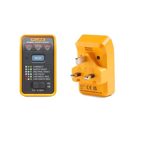 Fluke St240 Uk Socket Tester Available Online Caulfield Industrial