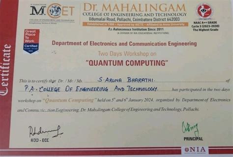 Aruna Bharathi On Linkedin Quantumcomputing Quantumtech Engineering Learningjourney Technology