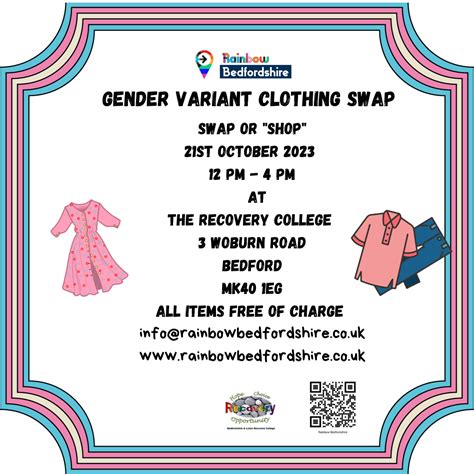 Gender Variant Clothing Swap Bedford Rtransgenderuk