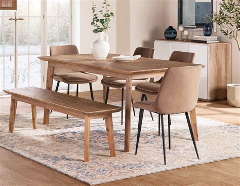 Kabbann Acacia Wood Bench Structube