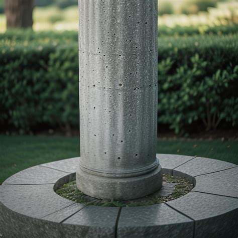 Basalt Column On A Clean White Background Premium Ai Generated Image