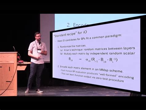 conference talks talk annihilation attacks for multilinear maps