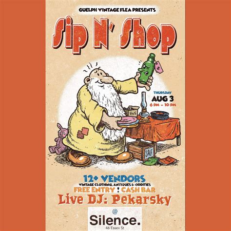 Guelph Vintage Flea Sip N Shop Silence