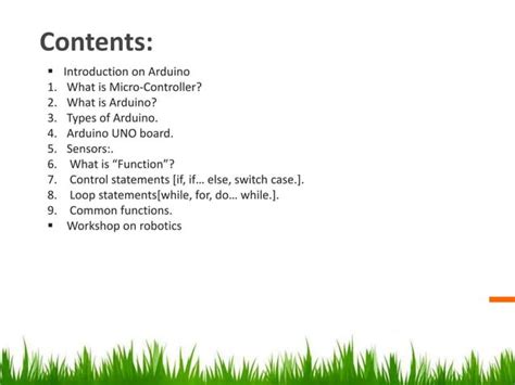 Introduction To Arduino And Robotics Pptx Computer Peripherals Computing