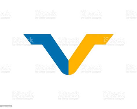 初始字母 V 徽標範本設計向量圖形及更多互聯網圖片 互聯網 商務 圖示 Istock