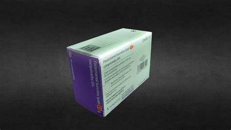 Paracetamol 3d Models Sketchfab