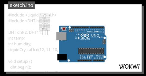 Temp And Humidiuty Wokwi Esp32 Stm32 Arduino Simulator