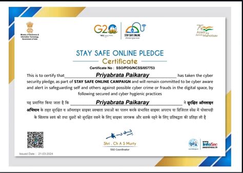 priyabrata paikaray on linkedin cybersecurity staysafe governmentofindia linkedin