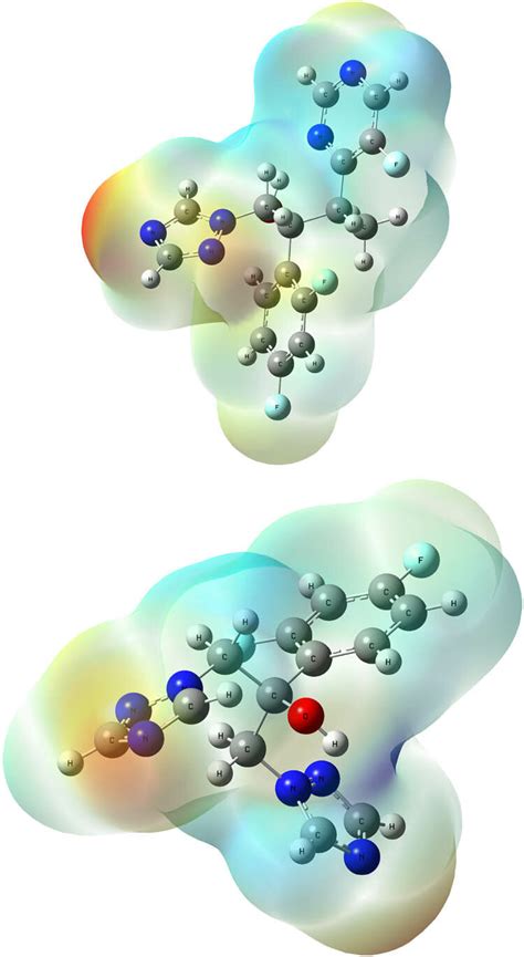 Esp Map Of Compounds 1 Up And 2 Down Calculated At The