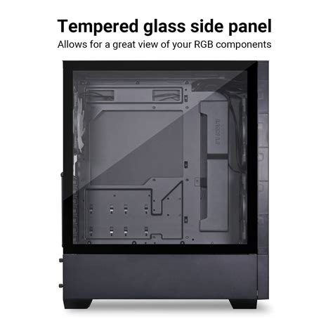 Lian Li High Airflow Atx Pc Case Rgb Gaming Computer Case Mesh Front Panel Mid Computer Cases
