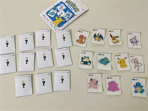 포켓몬 띠부씰 랜덤봉투 만들기 따니네만들기 무료도안 네이버 블로그