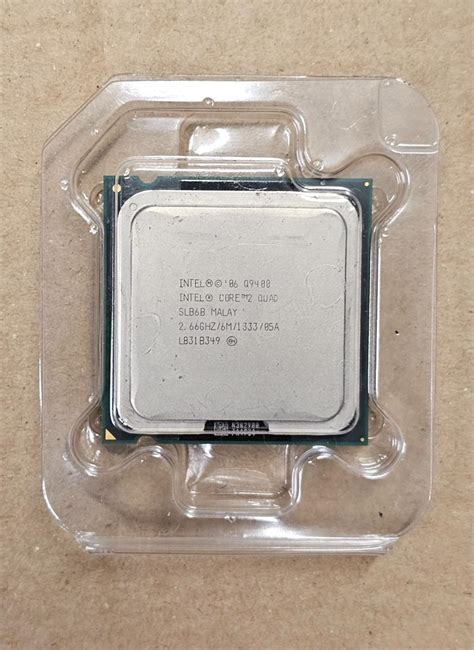 Intel Core 2 Quad Q9400 Cpu Slb6b 95w 2 66ghz 6m 1333ghz Socket 775