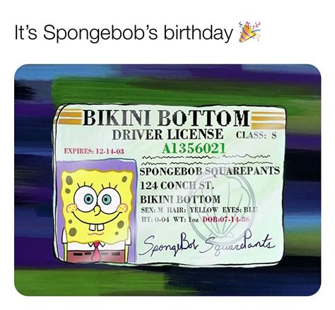 Its Spongebobs Birthday Funny