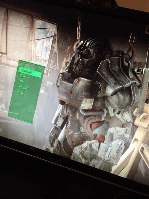 Fallout 4 Menu Screen Leaked Online