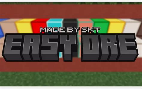 Easy Ore Texture Pack Textures Minecraft Bedrock