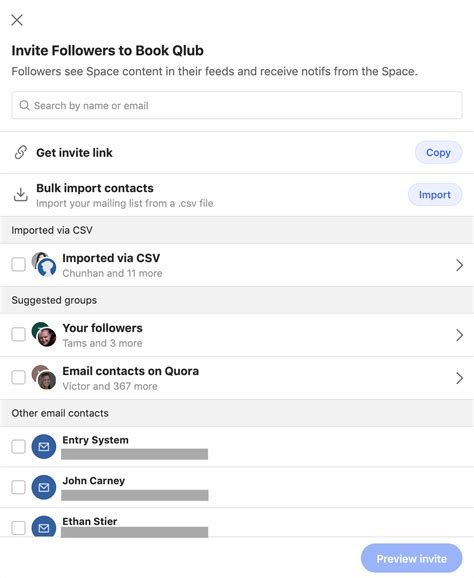 Bulk Importing CSV Contacts To Your Space Quora Help Center