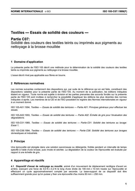 ISO 105 C07 1999 Textiles Tests For Colour Fastness Part C07 Colour Fastness To Wet Scrubbing