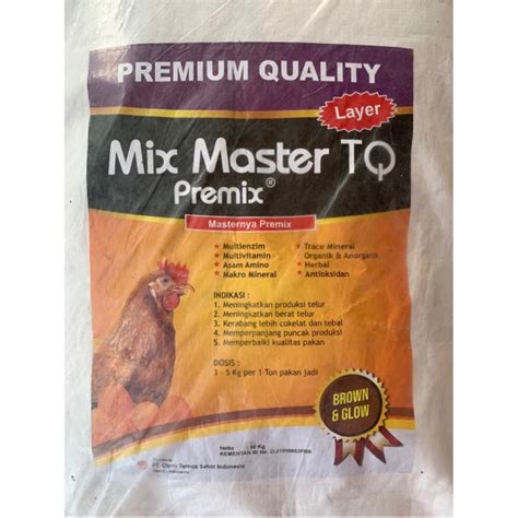 Jual Mix Master Premix Layer Premix Untuk Ayam Perelur 1kg Shopee Indonesia