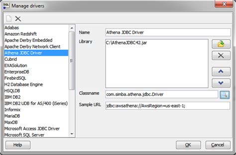 Example Using The Connector In Sql Workbench Simba