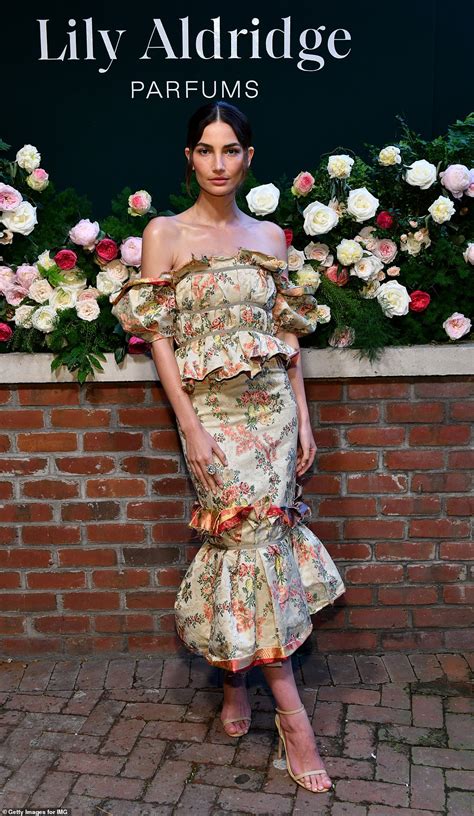 Lily Aldridge Gets Support From Victorias Secret Angel Pals As She