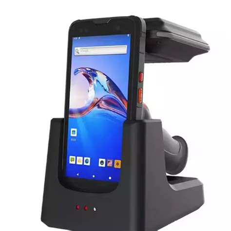 Uhf Rfid Handheld Barcode Reader 9000 Mah Battery Android 10 8 Core Gaotek Gao Tek