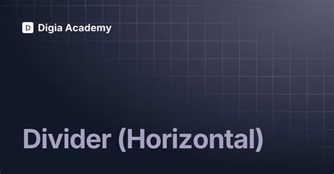 Divider Horizontal Digia Academy