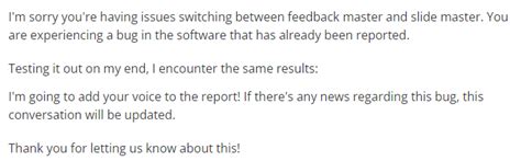 how happy are we with feature request and bug handling at articulate