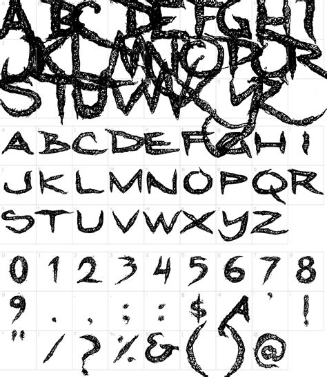 Download Dreadlock Font Clipartkey