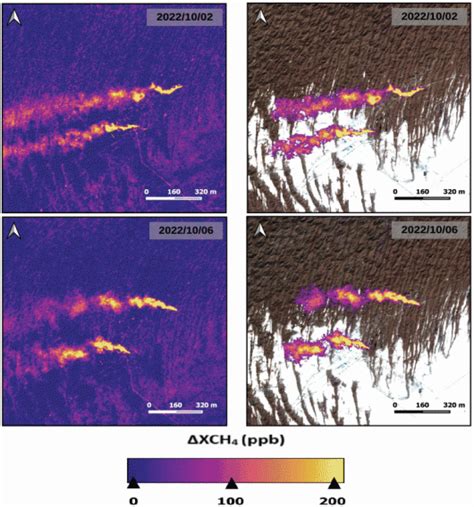 Methane Plumes Mapping With Multispectral And Hyperspectral High Resolution Data Eo Science