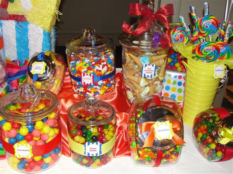 The Amazing Candy Buffets And Fun Food Designers Of Sugar Bunch Creations Circus Candy Buffet
