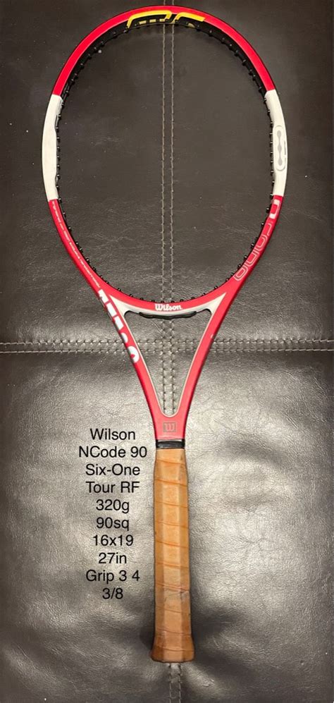 Wilson Rf Ncode 90 Six One Tour Sports Equipment Sports And Games