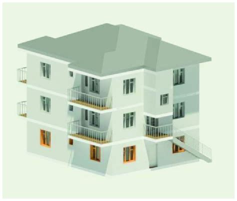 BIM Model Of The Case Study Building Download Scientific Diagram