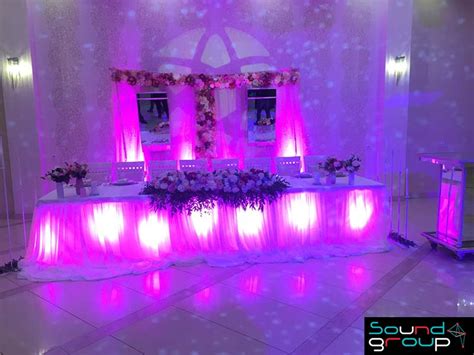 საქორწილო მაგიდის გაფორმება Sound Group