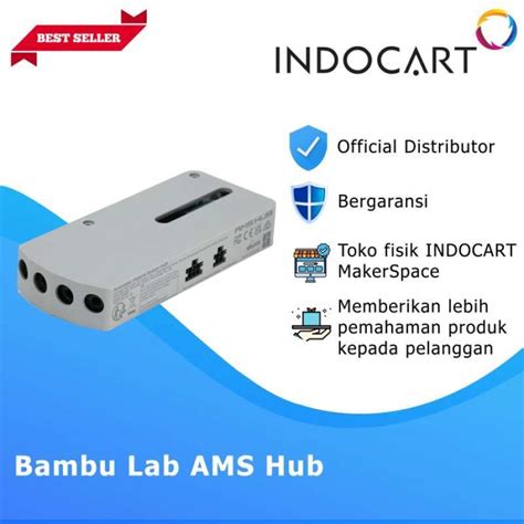 Promo 100 Produk Ori Indocart 3d Printer Parts Bambu Lab Ams Hub