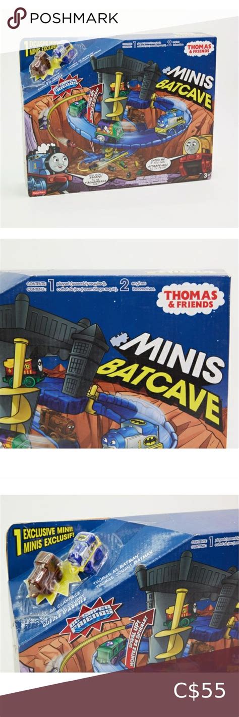 Bnib Thomas And Friends Minis Batcave Wayne Manor Batman Inspired