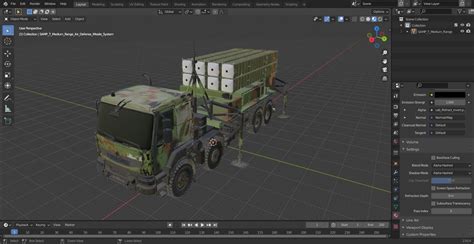 Samp T Medium Range Air Defense Missile System 3d Model 159 3ds