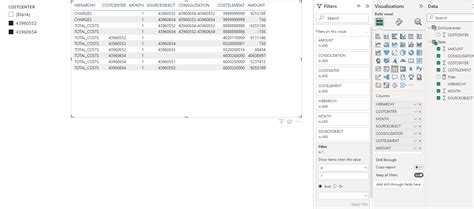 filter on multiple columns values data consoli microsoft